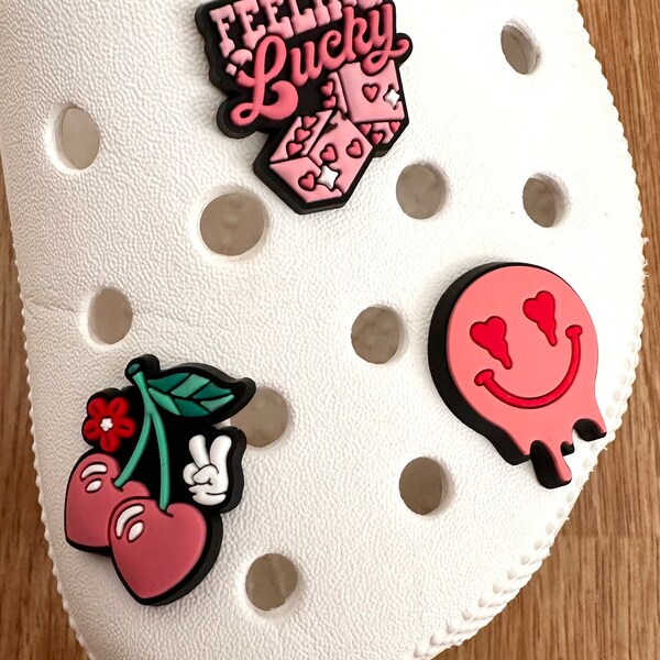 Pink Crocs With Charms - Etsy