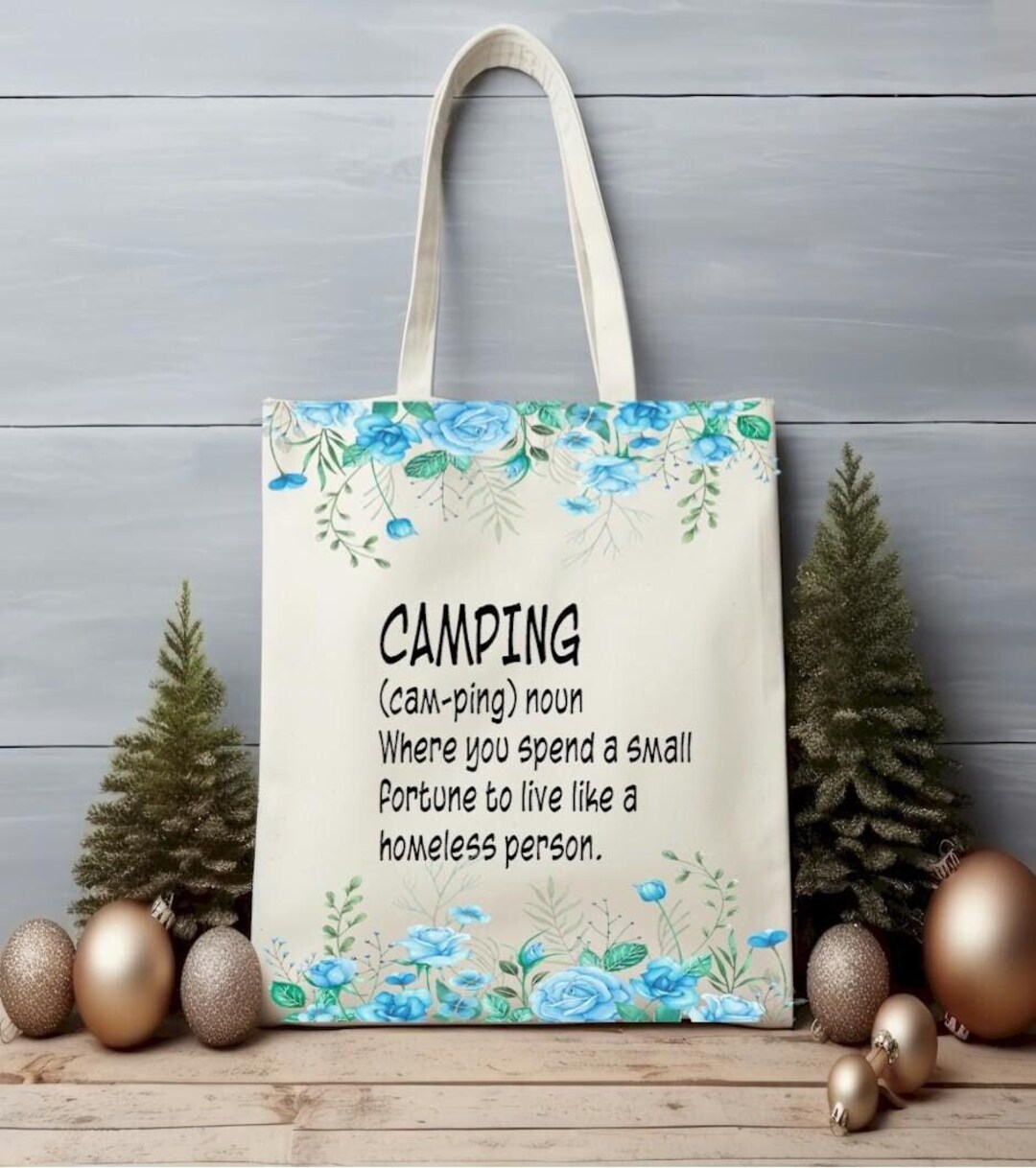 Camping Totes Camping Bags Campers Stuff Totebags Cute Campers Gifts ...