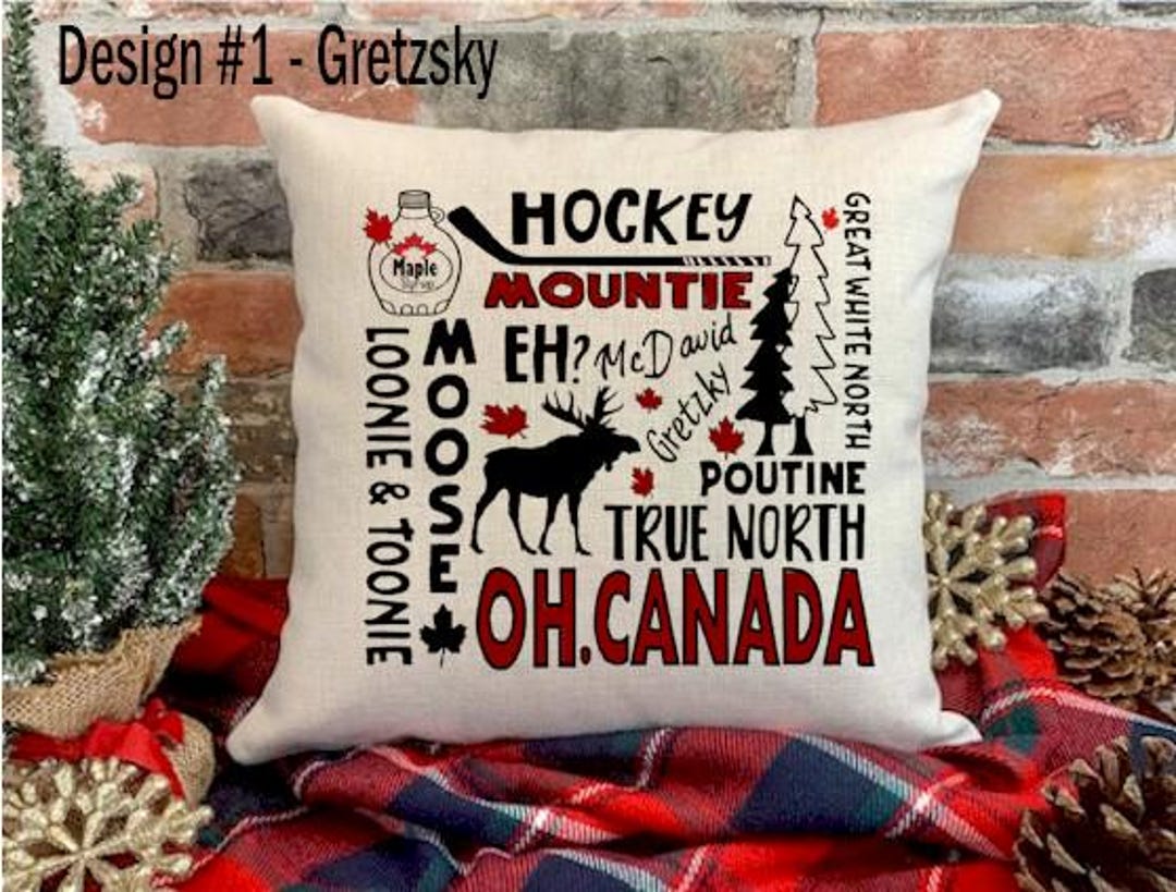CANADA Canadian Words Art Hockey True North Eh Moose Mountie Poutine ...
