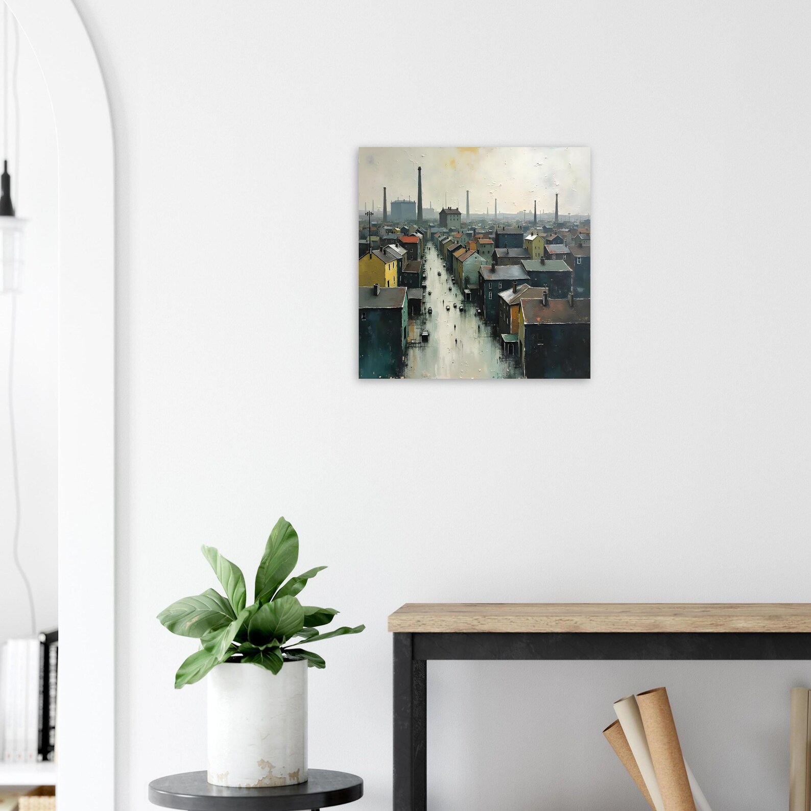 Original Industrial Northern Town Poster Print – Original Design - Home ...