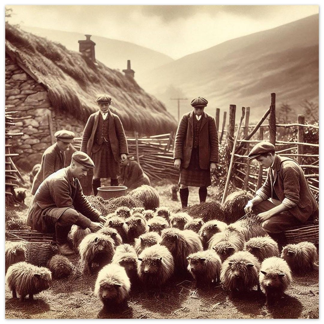 Vintage Haggis Farmers Poster Print Premium Matte 200gsm Paper - Etsy