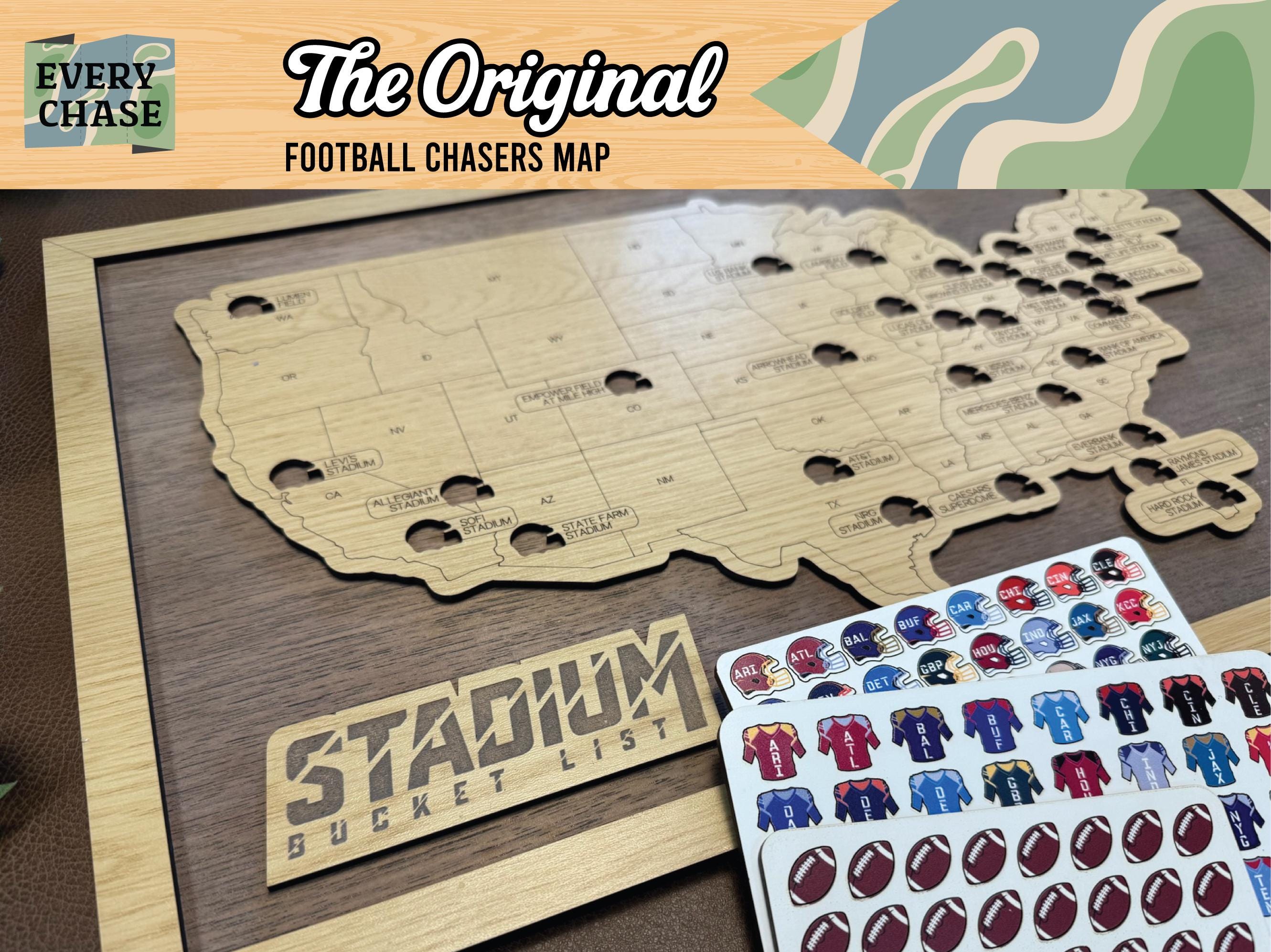 Football Stadiums Map, the ORIGINAL Viral Tracker, Football Stadiums ...