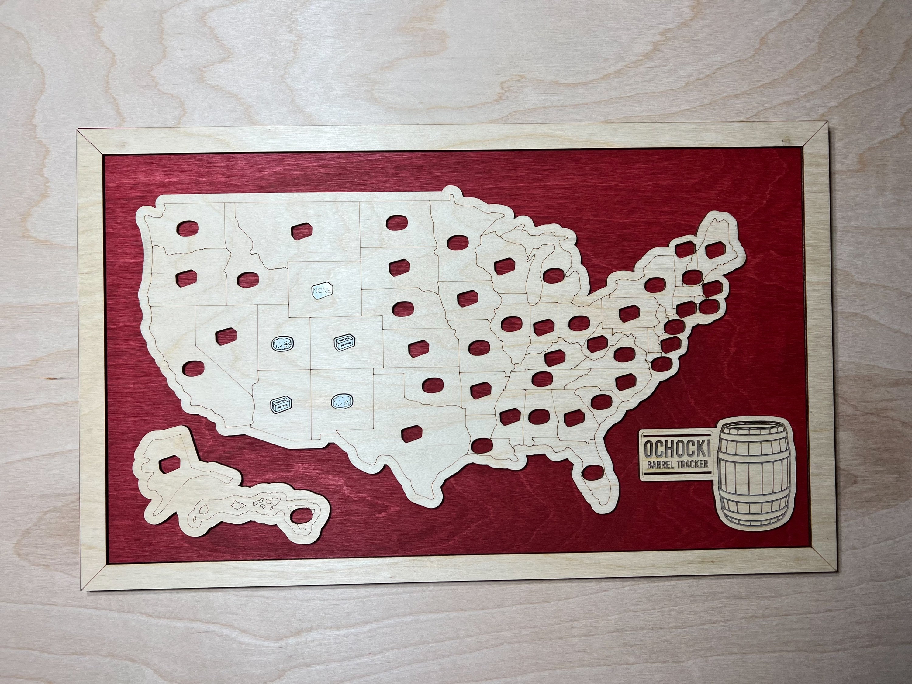 Custom Barrel Restaurant Tracker Restaurant Travel Sign - Etsy