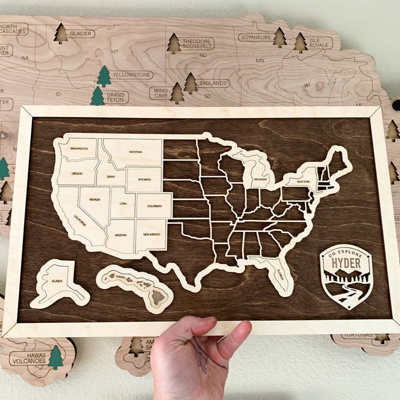 Custom State Map - Etsy