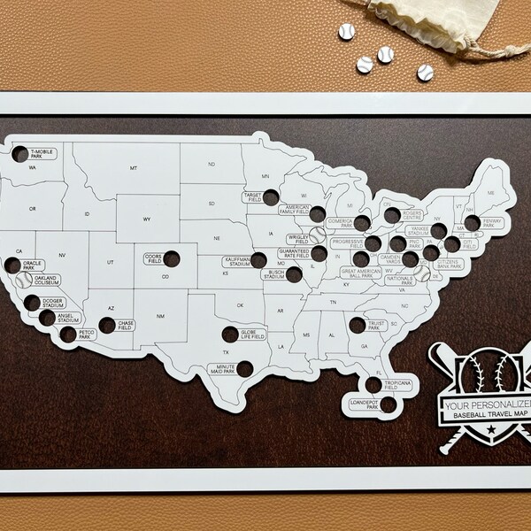 Bucket List Map - Etsy