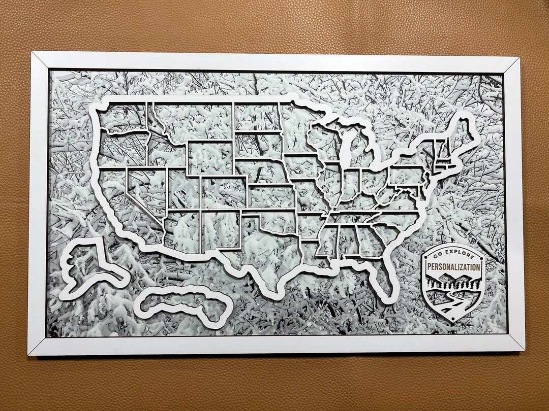 Choose Any Map Style, the ORIGINAL Viral Bucket List Travel Map ...