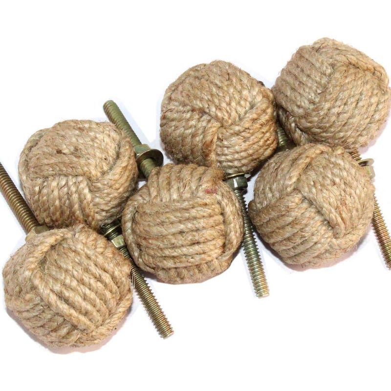 Rope Drawer Pulls - Etsy