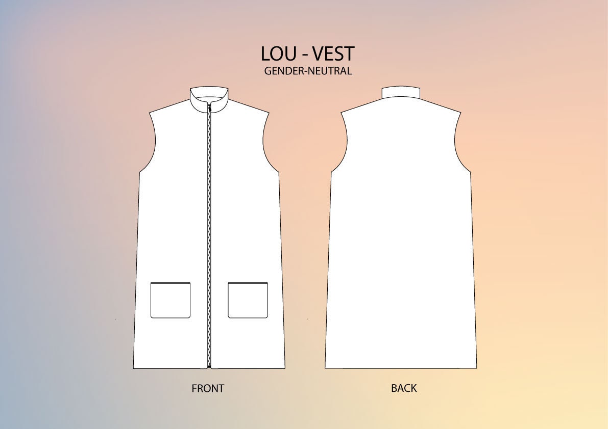 Quilted Vest - Woman; Man; PDF Pattern XS-4XL - Etsy