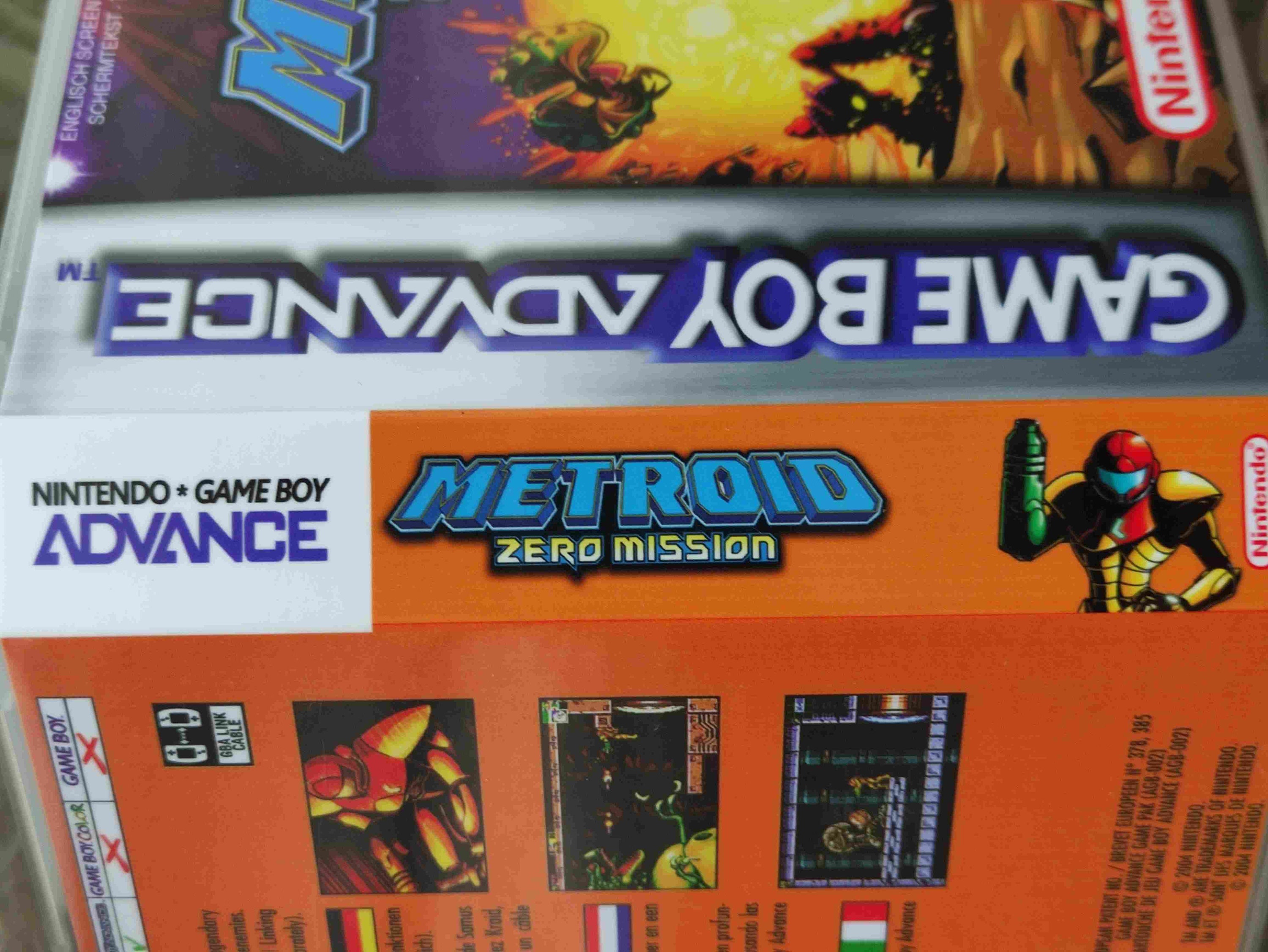 Metroid Fusion Metroid Zero Mission GBA With Custom Case - Etsy