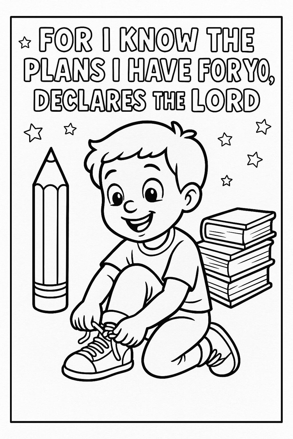 Bible Verse Coloring Pages | Christian Back to School Printables ...