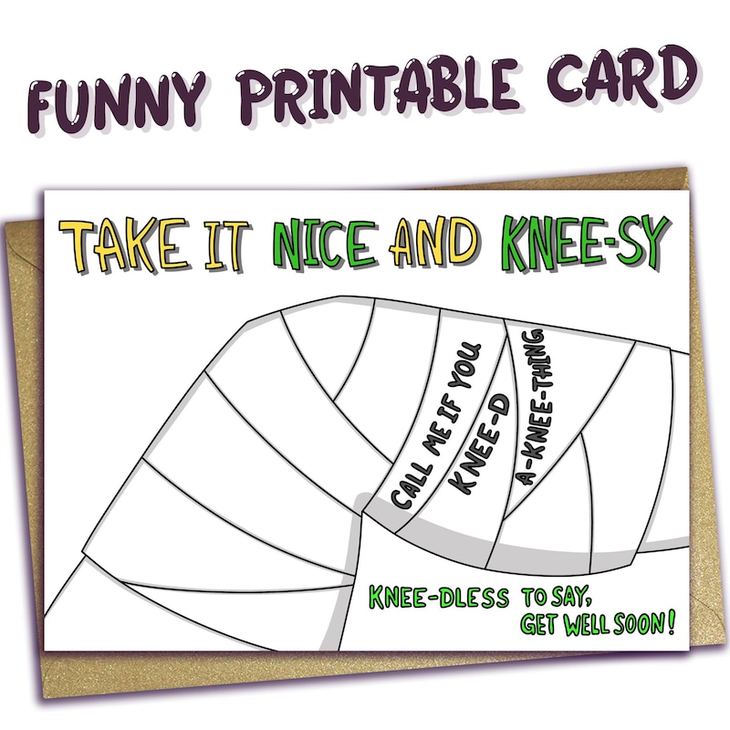 Broken Leg Card - Etsy