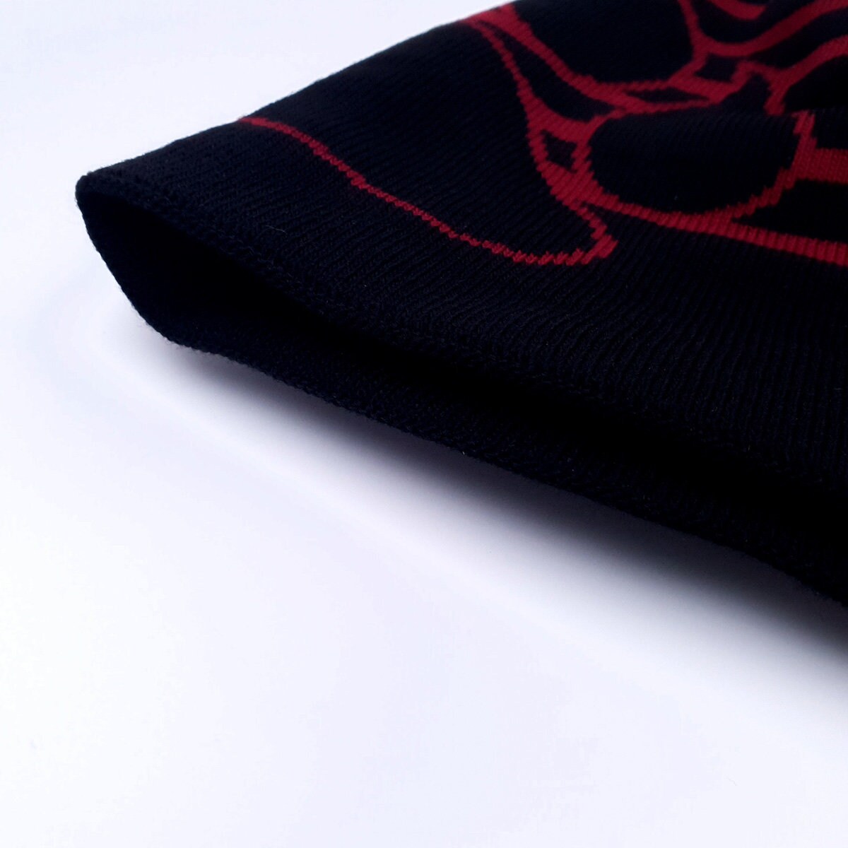 Bad Dragon Black and Red Claw Design Beanie One Size Warm Winter Hat - Etsy