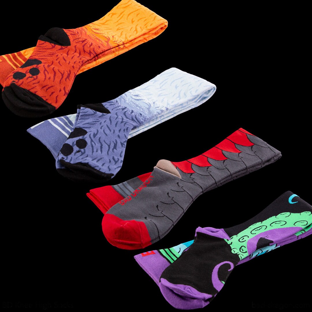 Sexy Knee High Fantasy Woven Play Socks by Bad Dragon Tights Bas ...