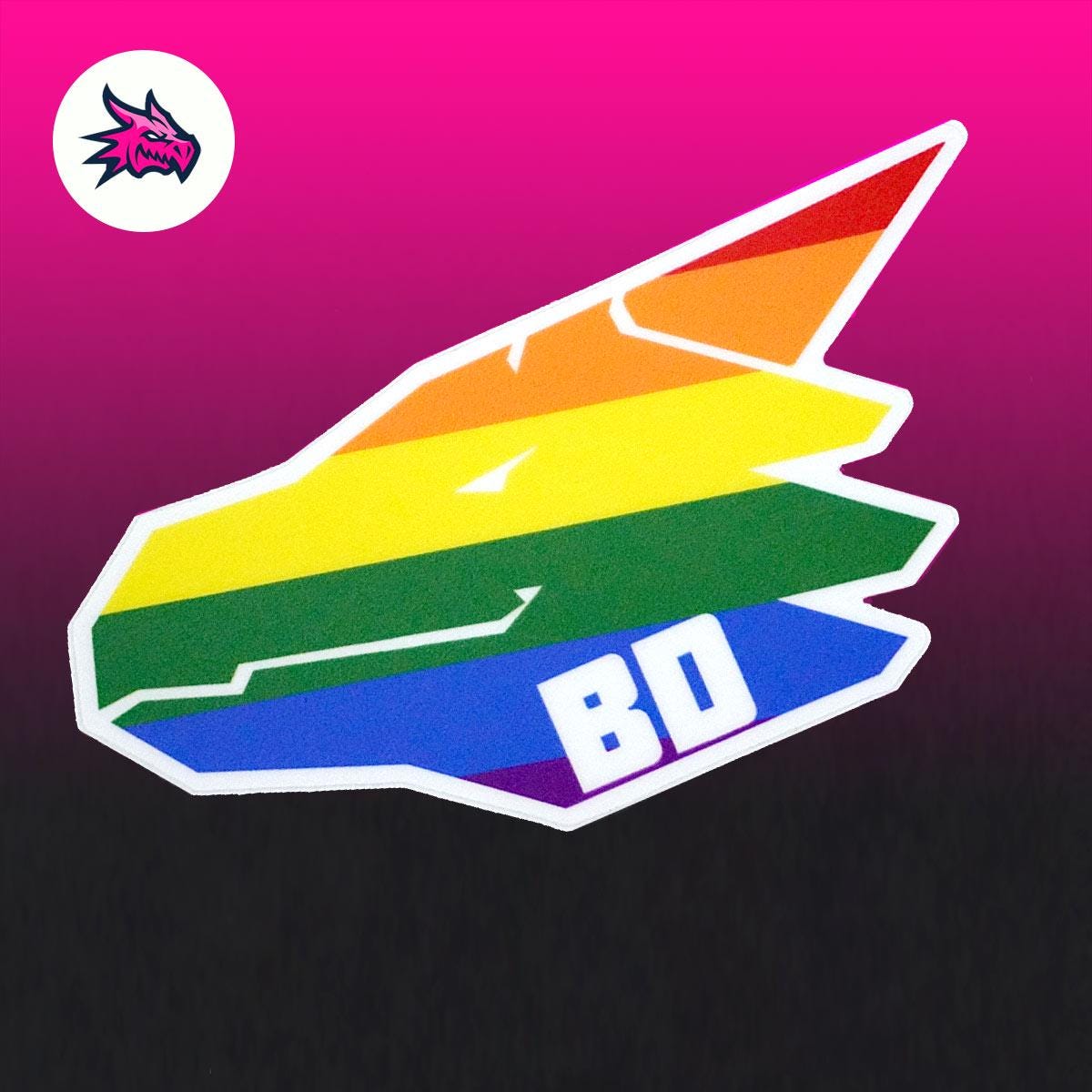 Authentic Bad Dragon Logo Sticker: Glossy or Matte Finish - Etsy
