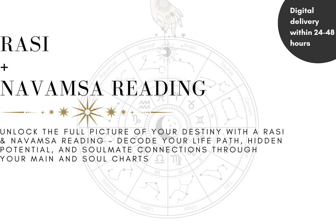 Leitura de Mapa Rasi e Navamsa | Análise detalhada de Astrologia Védica ...