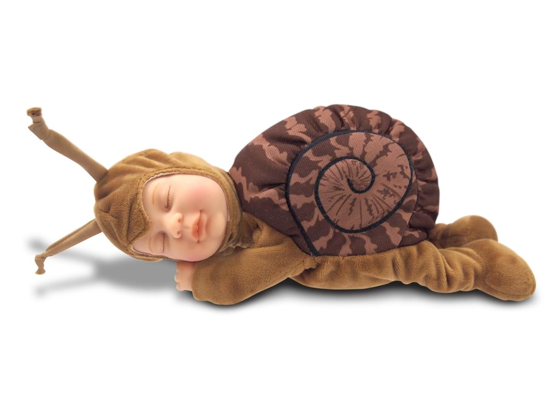 Anne Geddes Baby Snail Doll: 9-inch Bean Filled Plush, NEW 2020 - Etsy