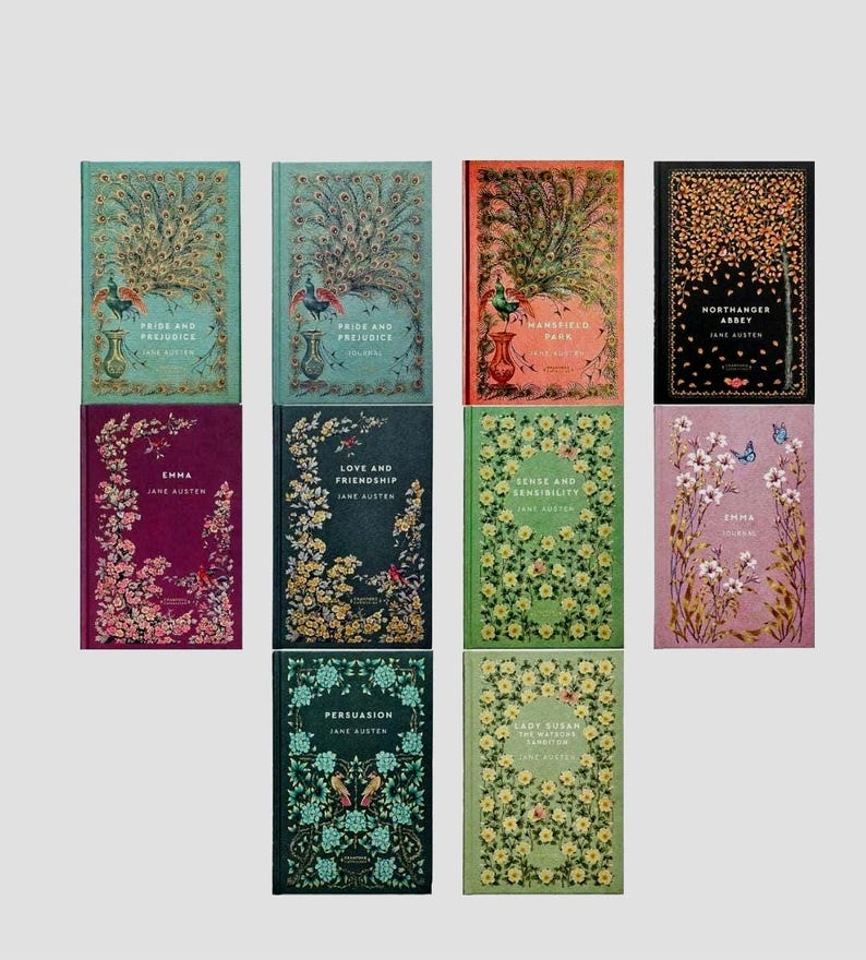 The Complete Jane Austen Collection (hardcover, 8 Books) With Pride and Prejudice & Emma ...
