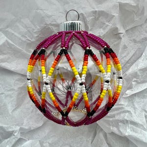 Christmas Beaded Ornaments Indigenous Navajo Native American Western ...
