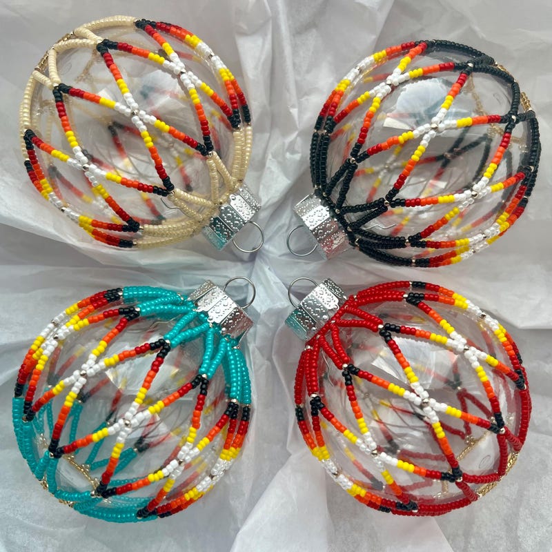 Native American Beaded Christmas Ornaments - Etsy
