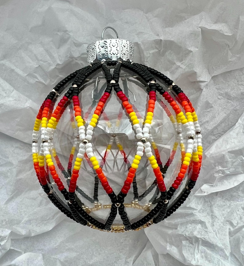 Christmas Beaded Ornaments Indigenous Navajo Native American Western ...