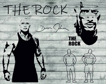 Dwayne Johnson Svg | Etsy