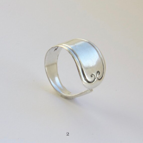 Silver Ring Flat Smooth Ring - Etsy