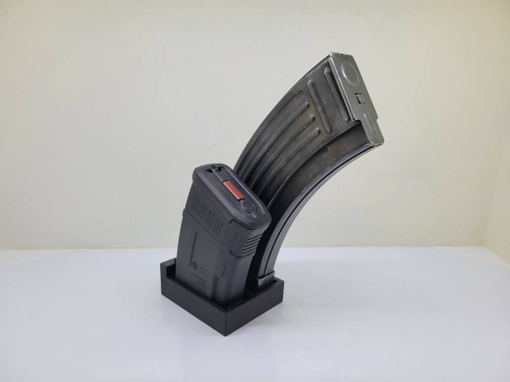 AK-47 Magazine Storage Rack Wall Bracket Stand Safe Mag Holder 7.62x39 ...