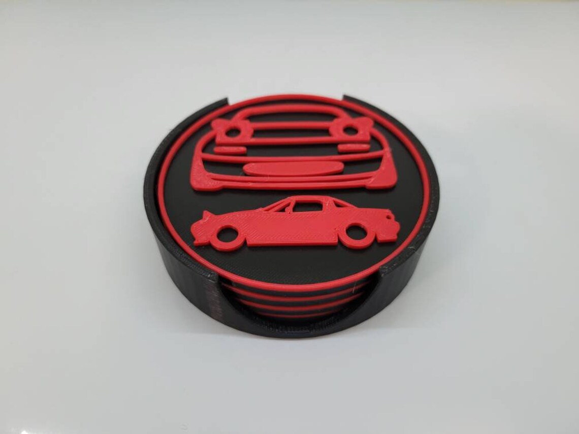 Set of 4 Mazda MX-5 Miata Drink Coasters With Holder / Cup Mat Pad - Etsy