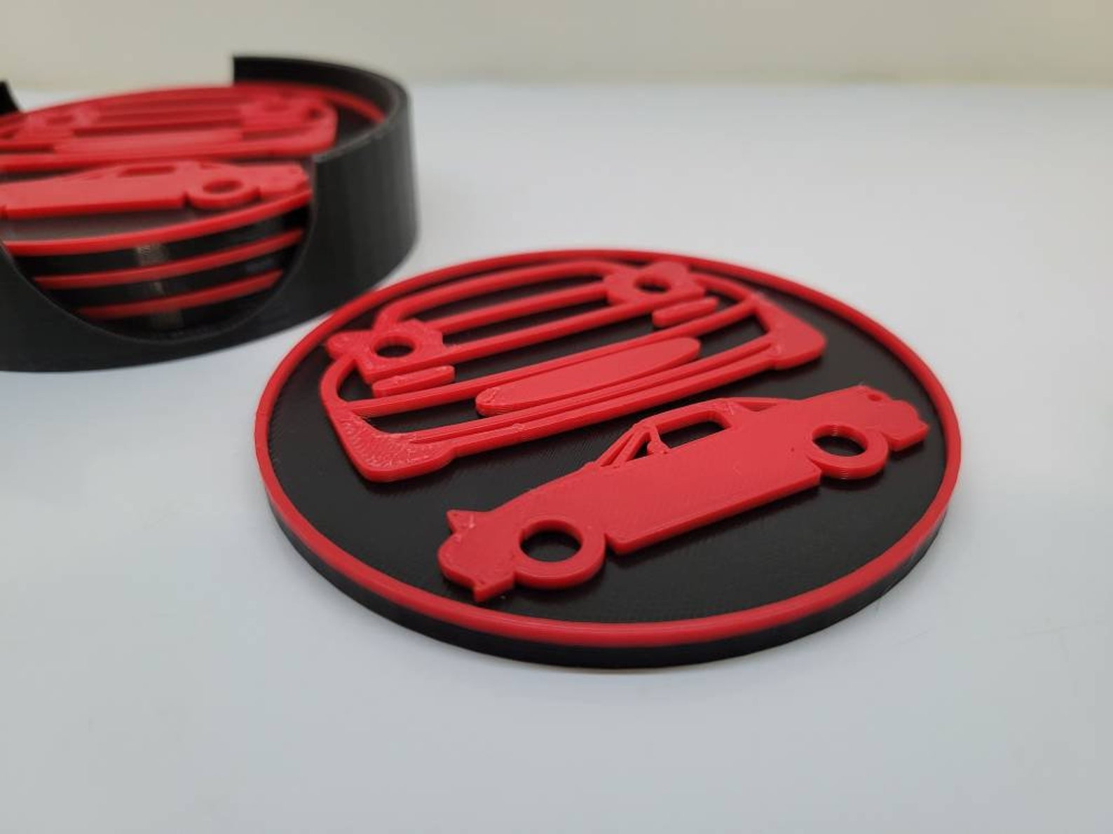 Set of 4 Mazda MX-5 Miata Drink Coasters With Holder / Cup Mat Pad - Etsy