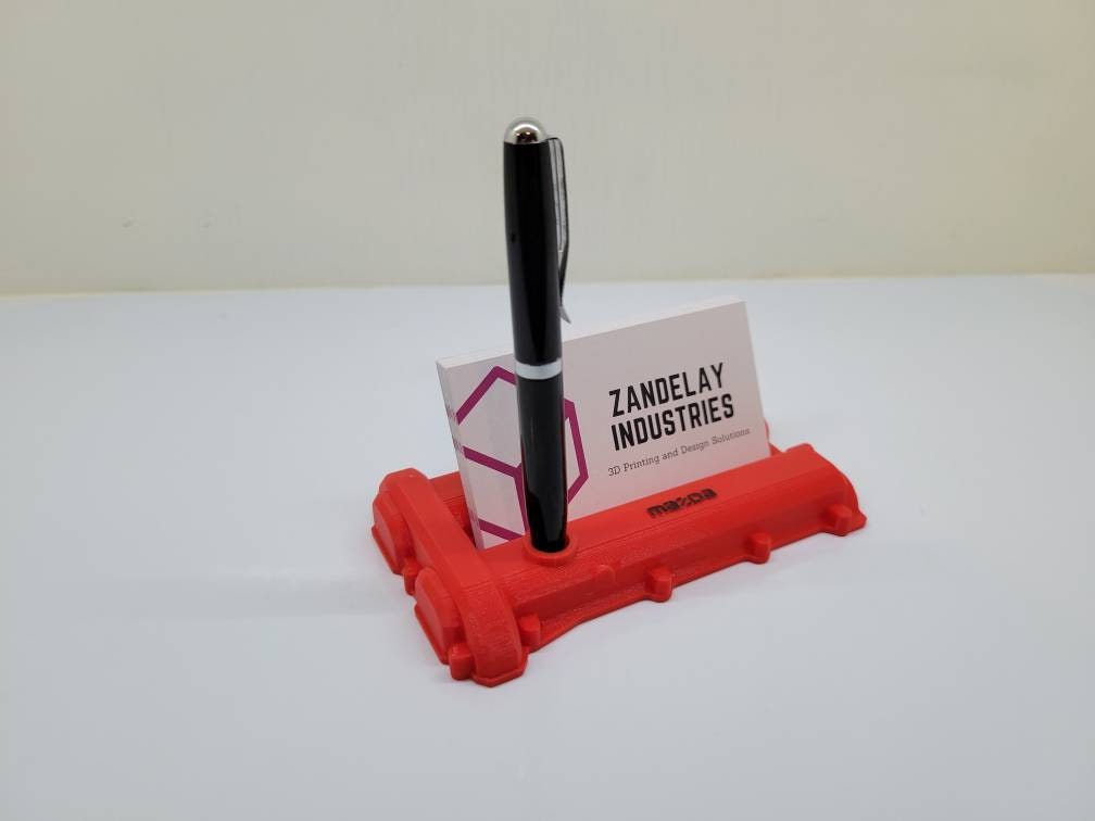 Miata Valve Cover Desk Organizer: Business Card & Pen Holder - Etsy