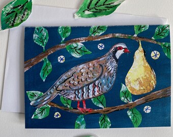 Partridge in a Pear Tree Wrapping Paper. Wrapping Paper With a ...