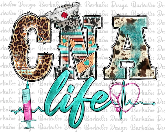 Western CNA Life Png Sublimation Design CNA Life Png Nurse - Etsy