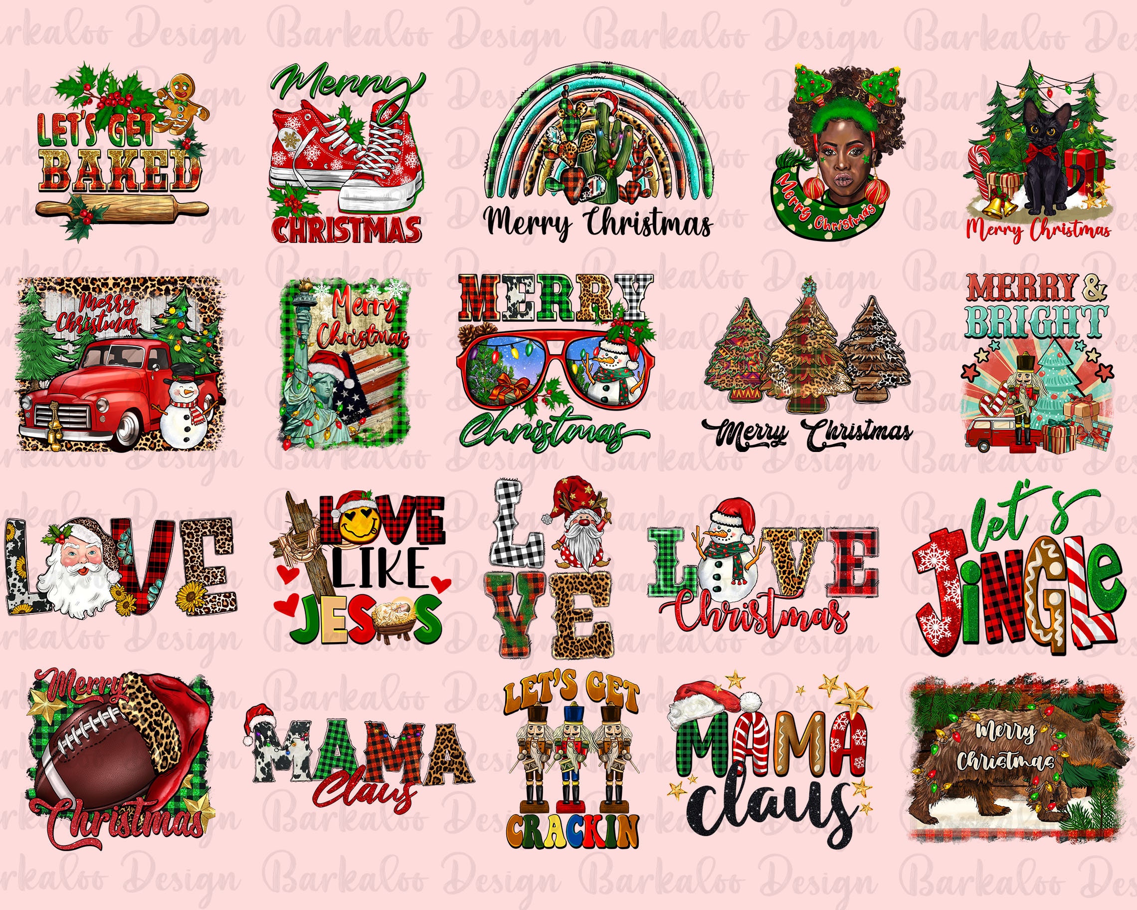 MEGA Christmas Bundle 109 PNG Files Christmas Bundle Png - Etsy