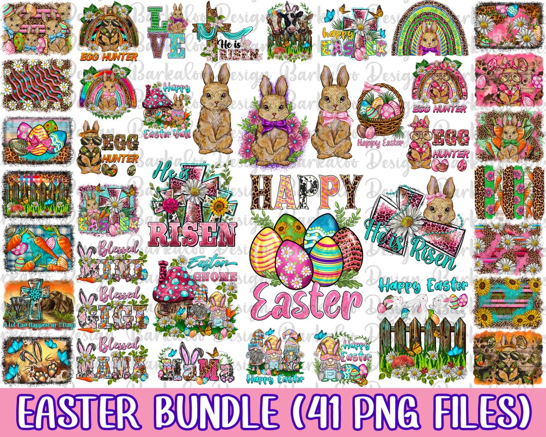 Easter Png Sublimation Design Bundle, Happy Easter Png, Western Easter Png, Easter Day Png ...
