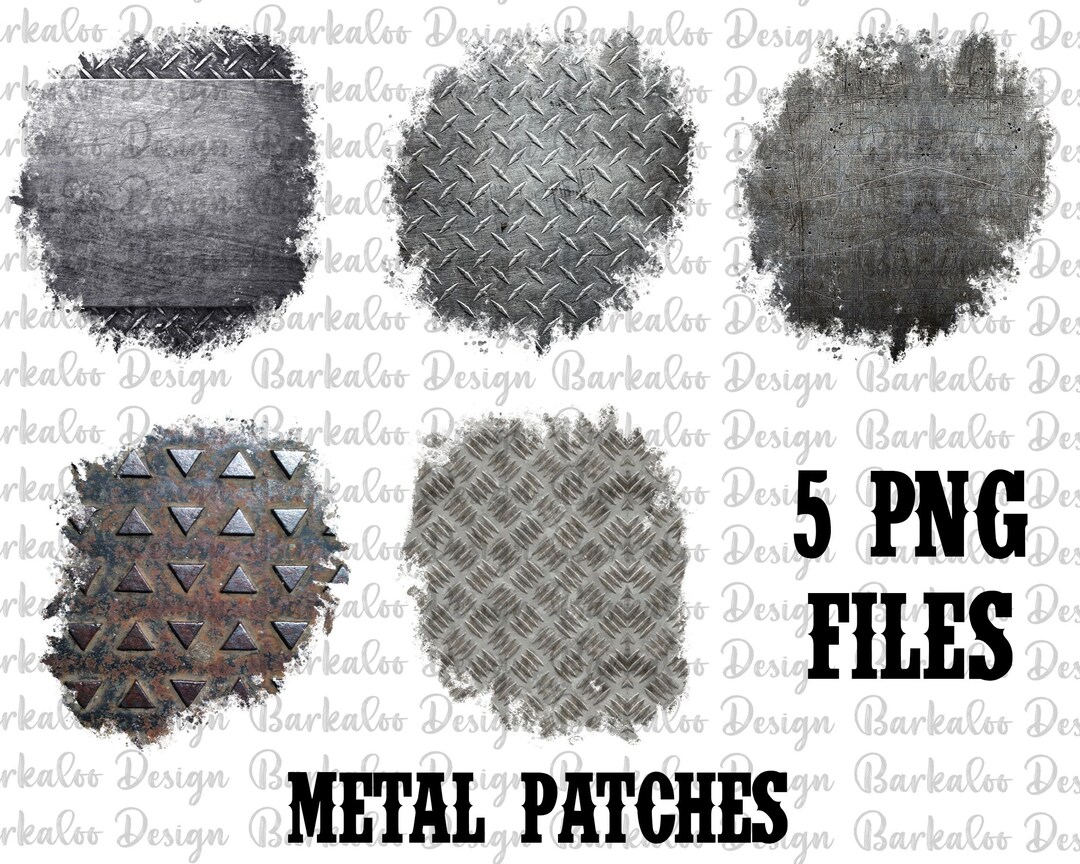 Metal Patches Png Bundle Sublimation Design, Patches Bundle Png, Metal ...