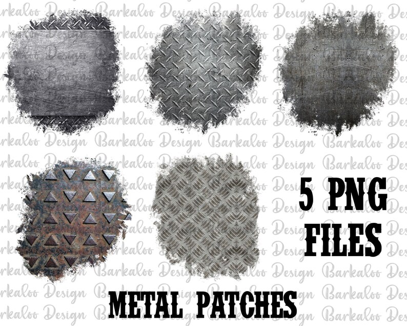 Metal Patches Png Bundle Sublimation Design Patches Bundle - Etsy