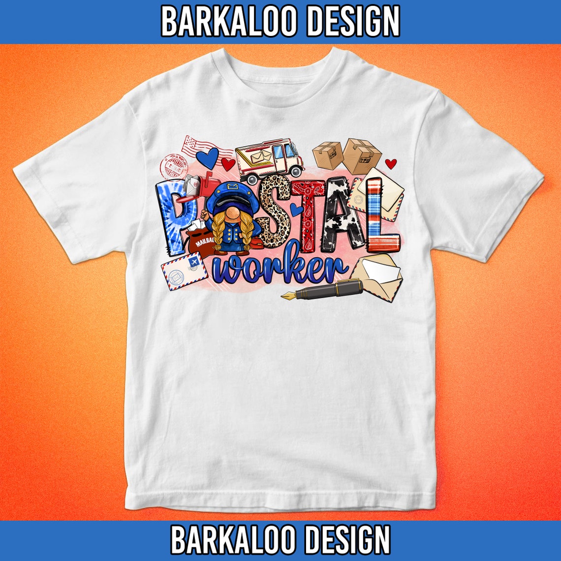 Postal Worker Png Sublimation Design Download, Postal Png, Postman Png ...