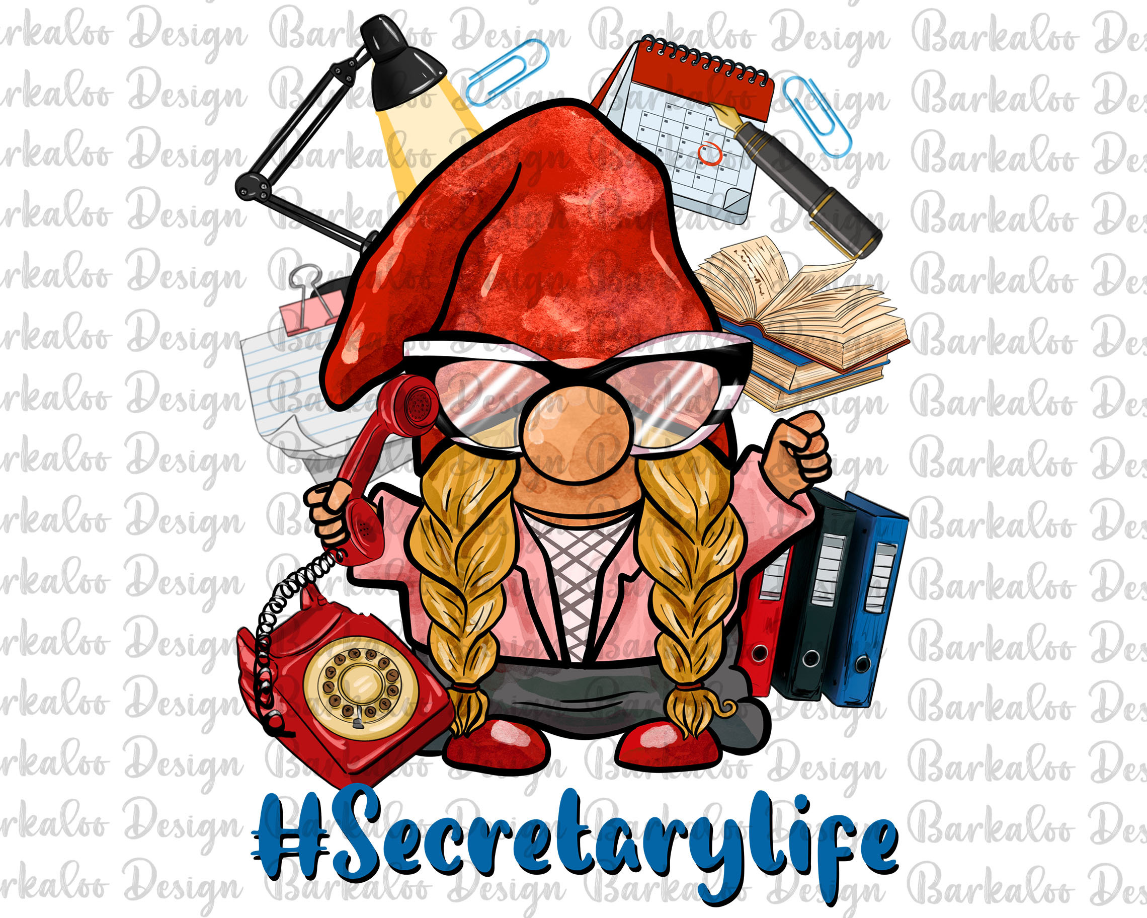 Super Secretary Clipart