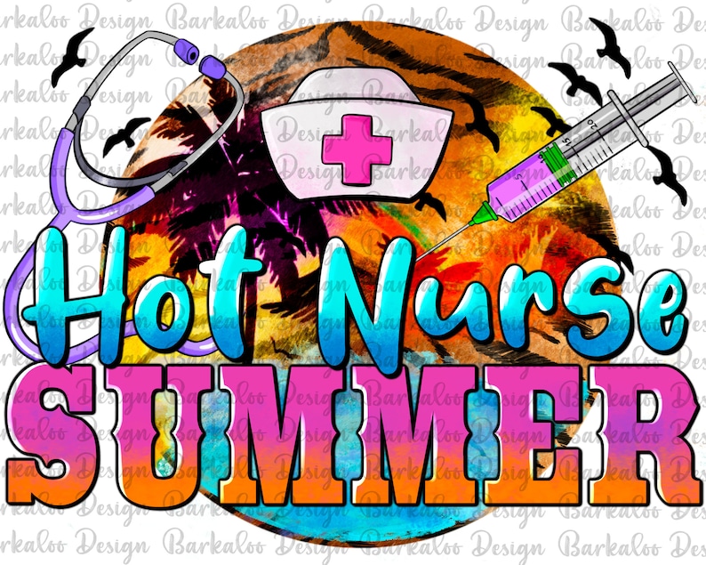 Hot Nurse Summer Png Sublimation Design, Nurse Png, Summer Png, Hot ...