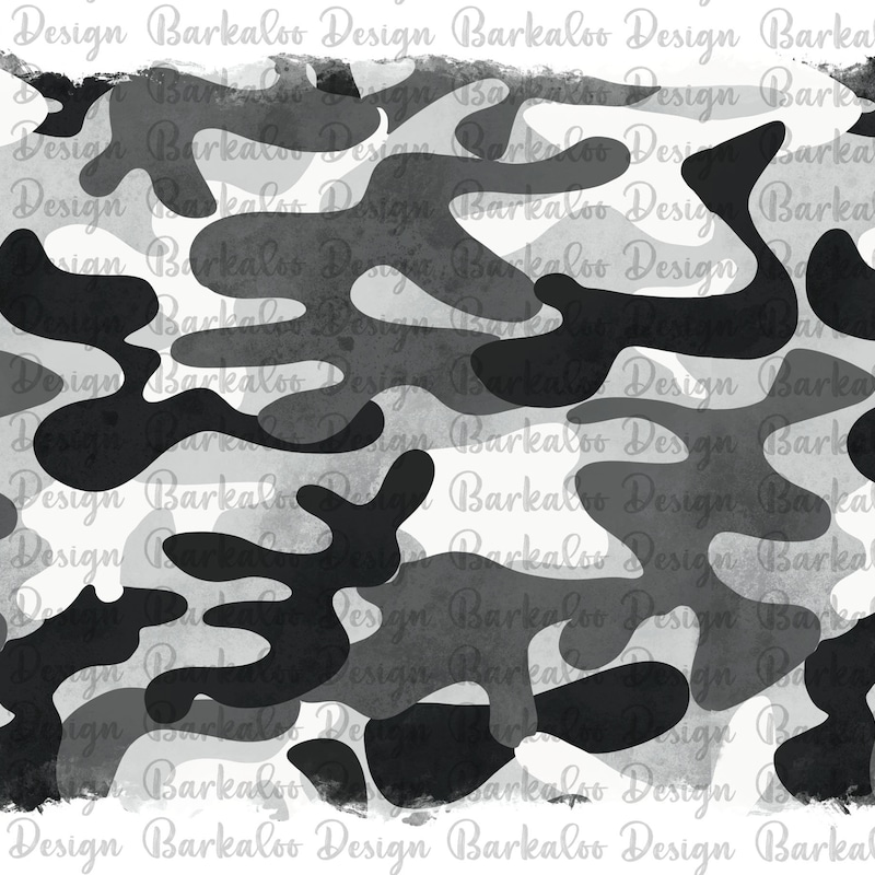Black and White Camo - Etsy