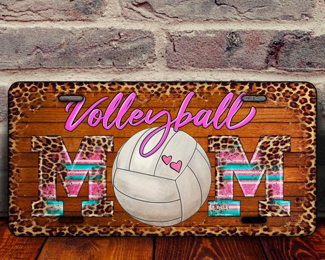 Western Volleyball Mom Png Sublimation License Plate Design,volleyball ...