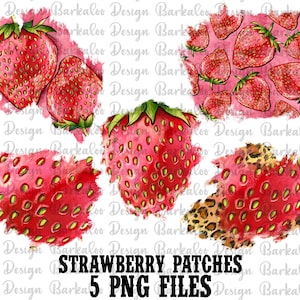 Western Strawberry Patch Png Sublimation Design Bundle, Strawberry ...