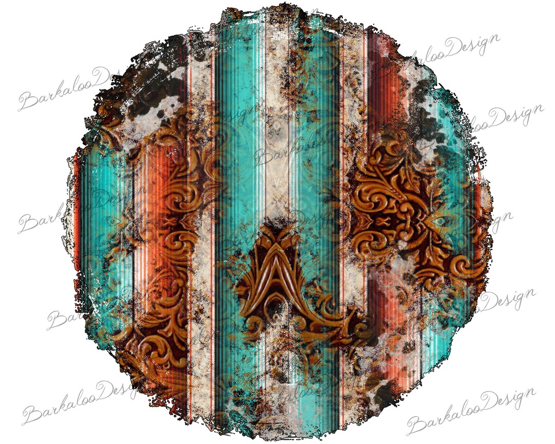 Serape Cowhide Western Background PNG Sublimation Design, Serape ...