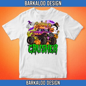Spooky Crusher Monster Truck Png Sublimation Design Download, Spooky ...