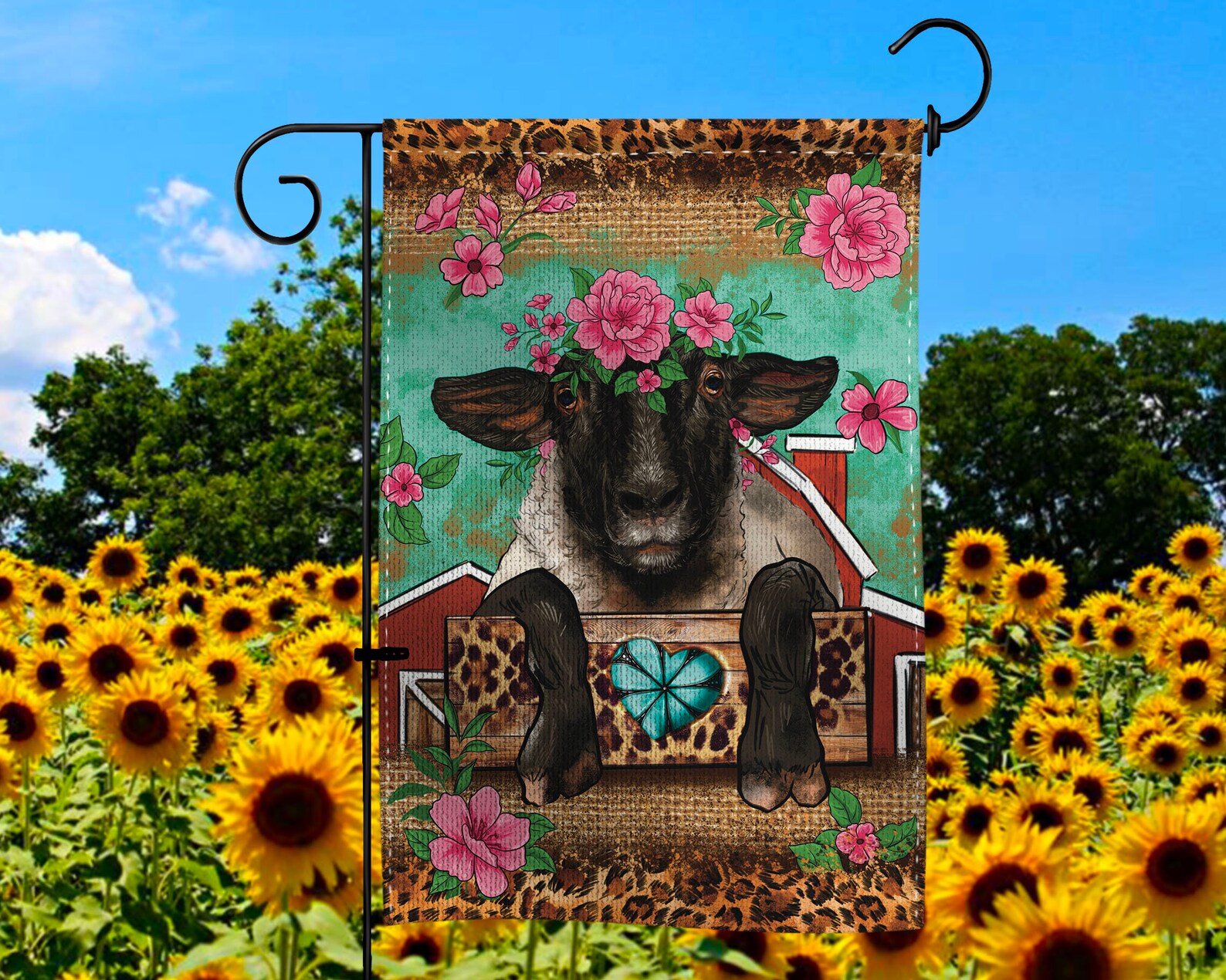 Suffolk Ewe Garden Flag Png Sublimation Design Suffolk Sheep - Etsy