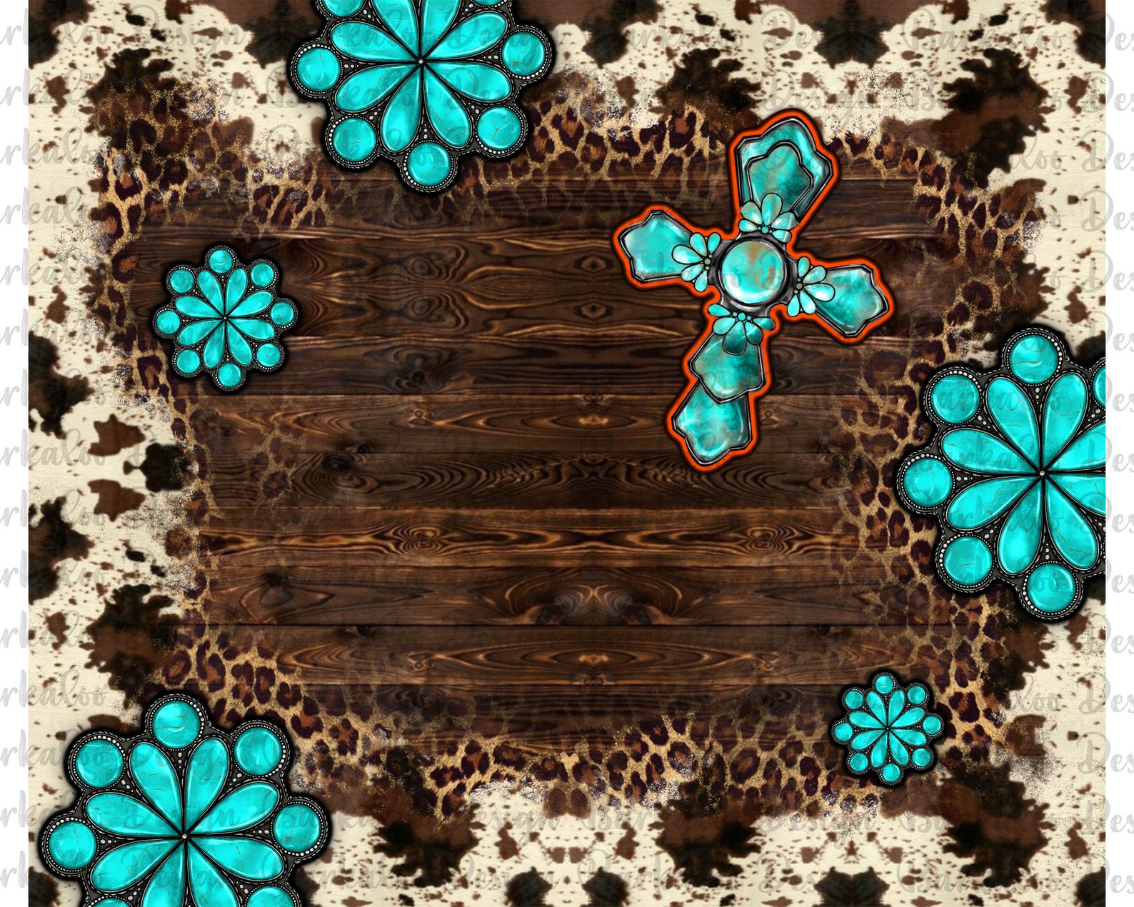Custom Gemstone Cross Mouse Pad Sublimation Design, Western Design Png ...