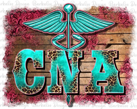 Certified Nursing Assistant Background Png Sublimation Design - Etsy