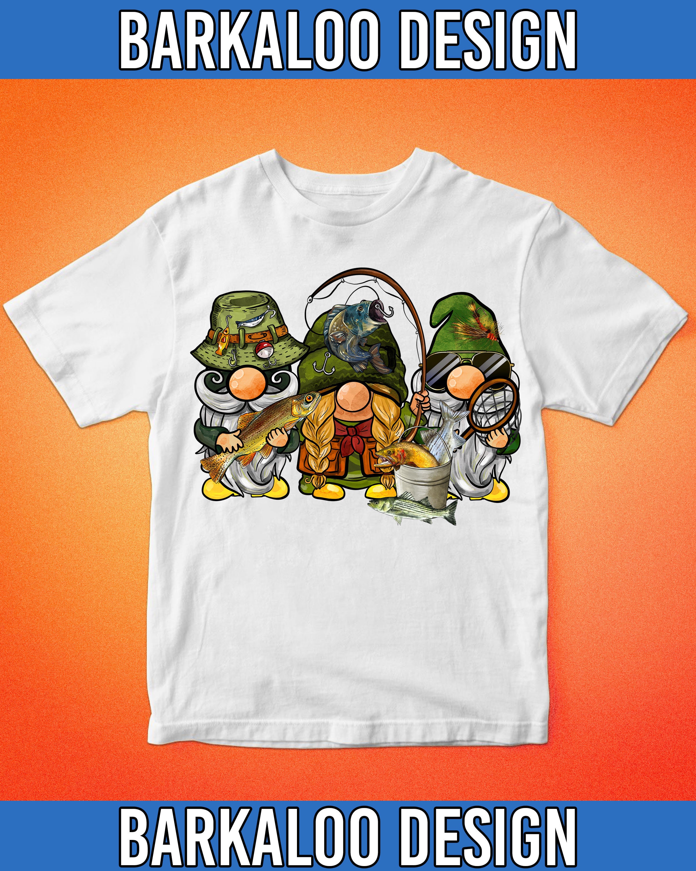 Fishing Gnomes Png Sublimation Design Hand Drawn Gnomes Png - Etsy