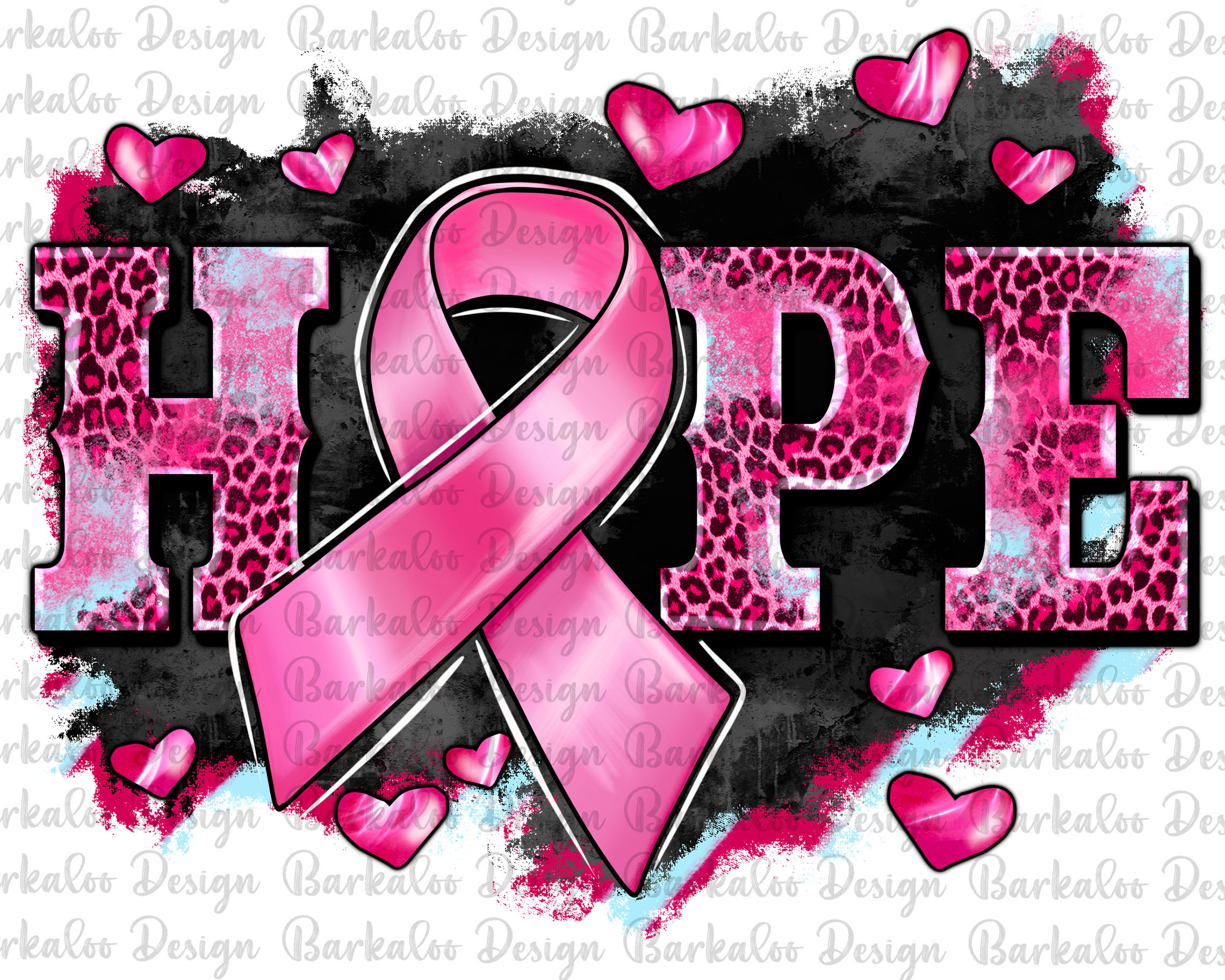 Western Breast Cancer Hope Png Sublimation Design, Cancer Awareness Png ...