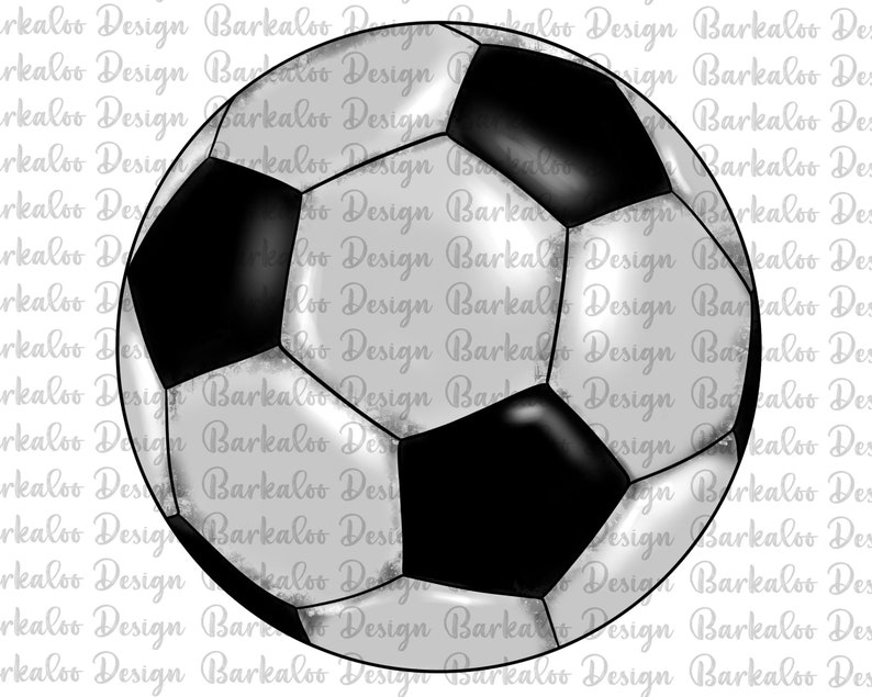 Soccer Ball Png Sublimation Design Hand Drawn Soccer Ball - Etsy